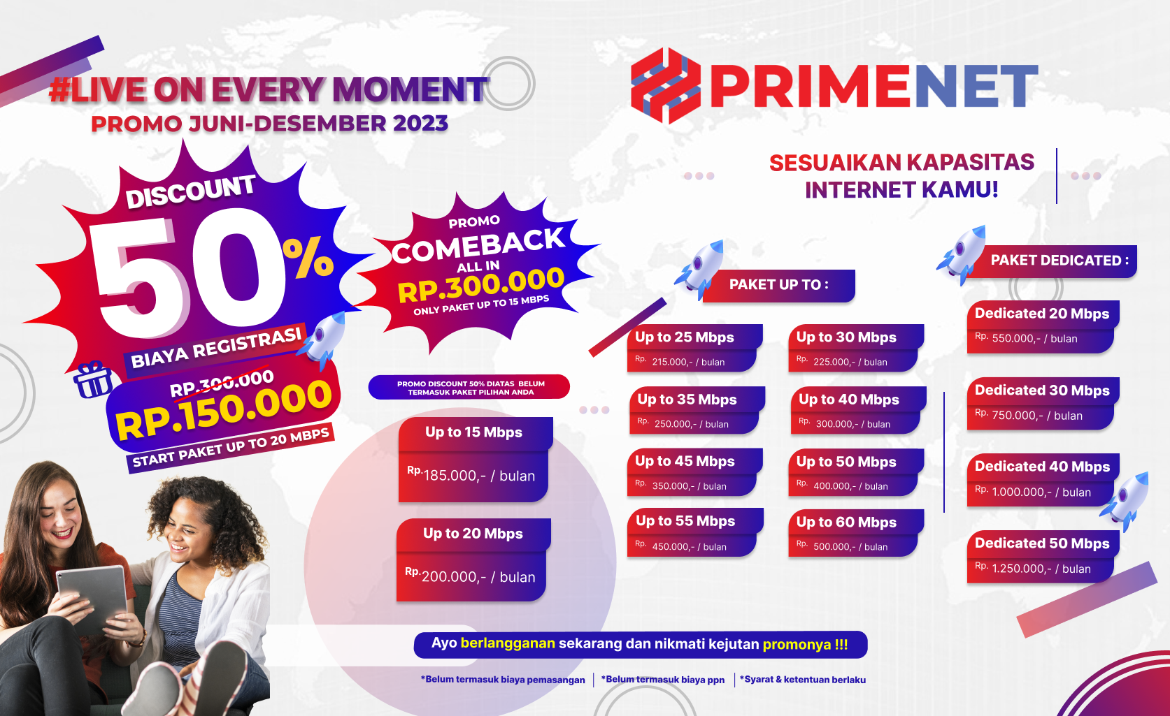 PRIMENET | Pelayanan Internet